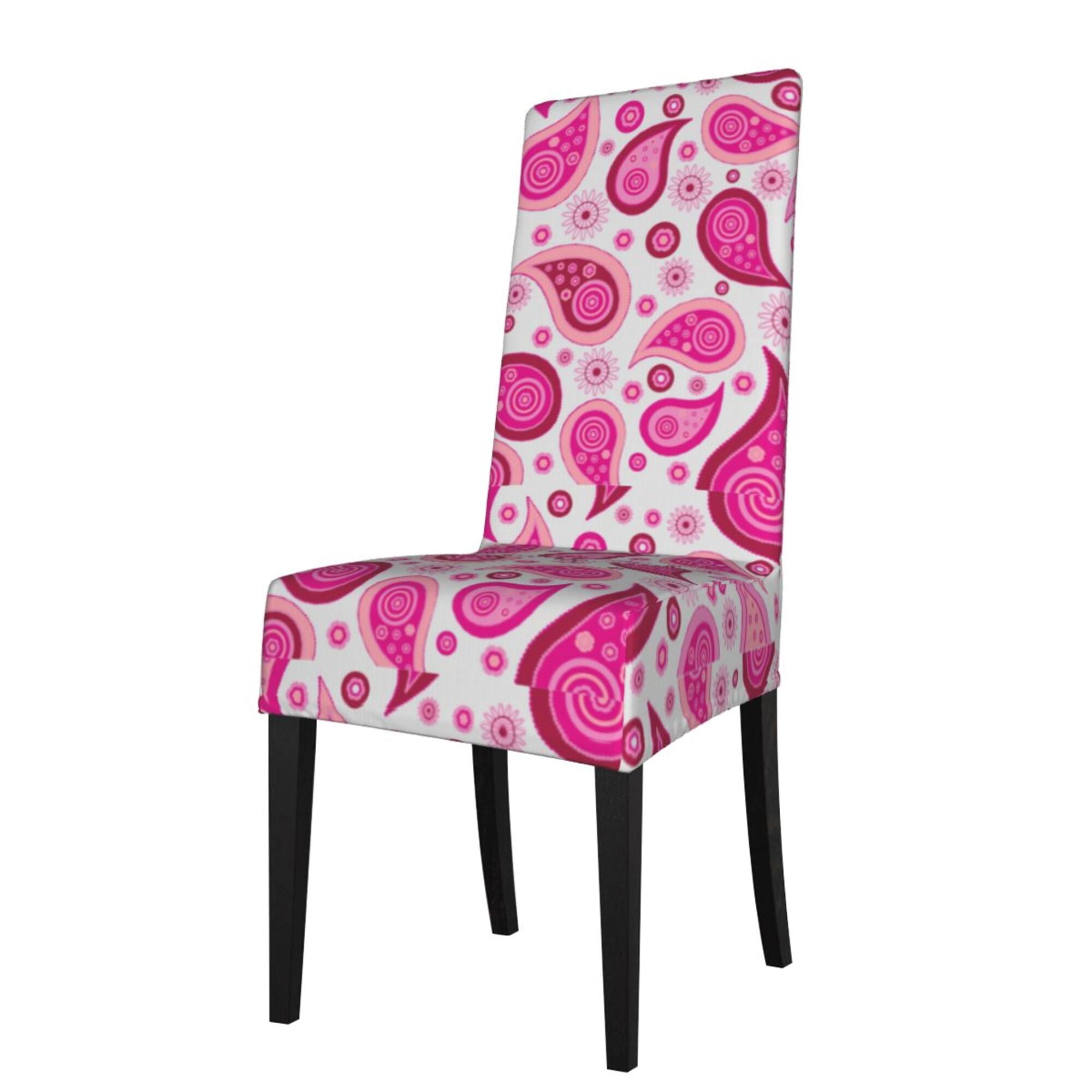 ZICANCN Paisley Pink Design Retro Art Chair Protectors Seat Covers ...