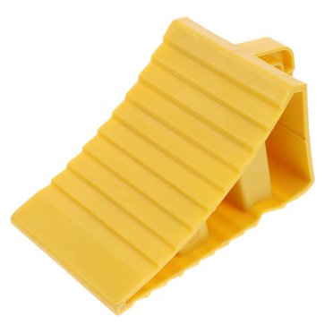 Hyper Tough Wheel Chock Heavy Duty Yellow Plastic - Walmart.com