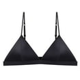 Stretchy Ultra Thin No Underwire Bra With Pads Small Soft Silk French Sexy Underwear
