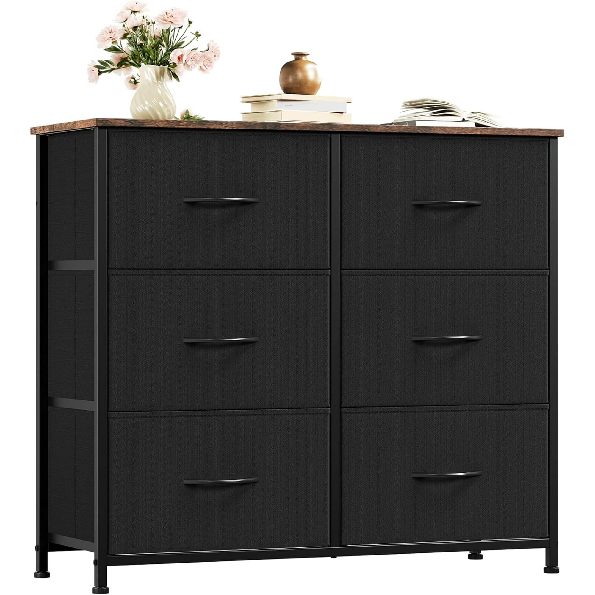 Click here for Gyfuoun 6-Drawer Wide Dresser With Removable Fabri... prices