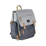 iPack Infant Unisex Carry All Backpack, Gray, 13" x 11.4" x 6.3 ...