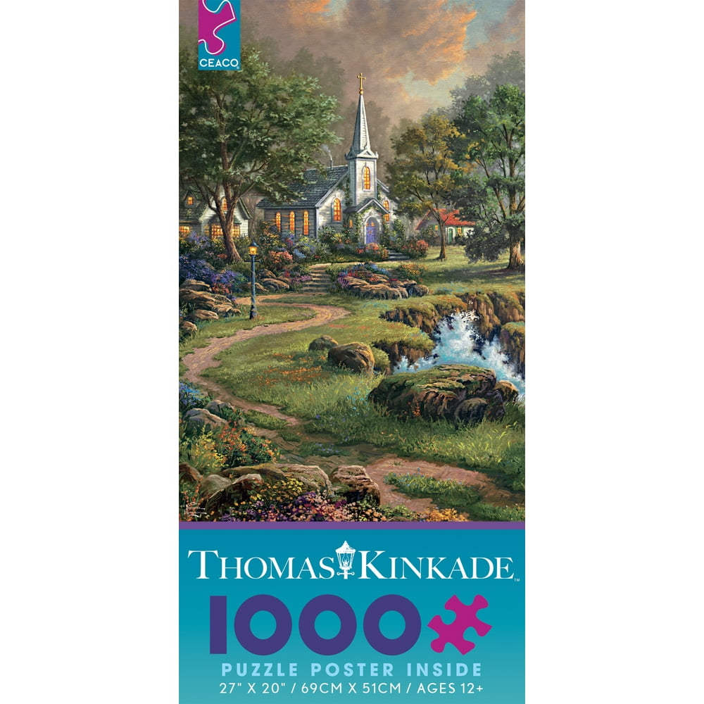 Ceaco - Thomas Kinkade - Seaside Haven - 1000 Piece Jigsaw Puzzle ...
