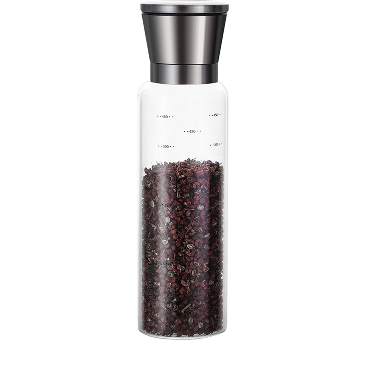 Adjustable Stainless Steel Manual Refillable Kitchen Tool Salt and ...