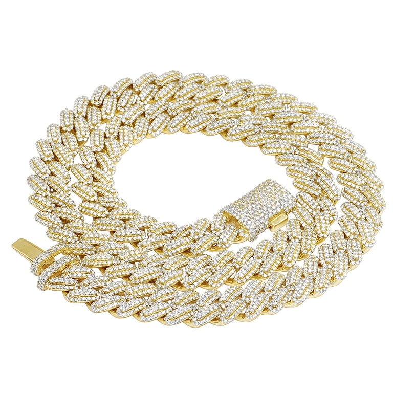 Real 10k Yellow Gold 3mm Miami Cuban Chain 20 Inch Necklace