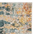 SAFAVIEH Monaco Rowena Abstract Runner Rug, Teal/Orange, 2'2" x 8 ...