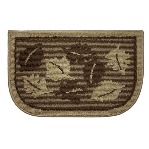 Structures Textured Loop 18" x 30" Wedge-Shaped Kitchen Slice Rug ...