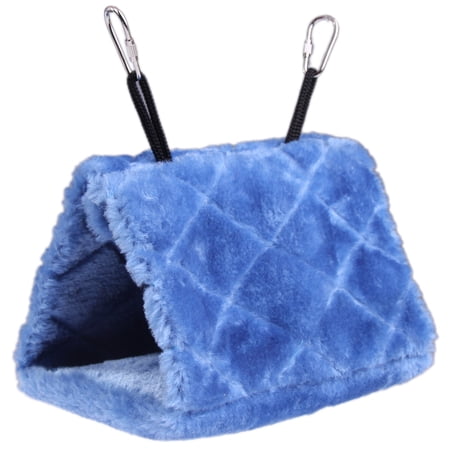 Fuzzy Snuggle Bird Parrot Shed Hammock Hanging Cave Warm Hut Nest ...