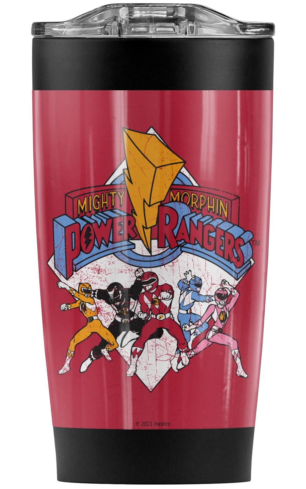 Power Rangers/Retro Rangers Stainless Steel Tumbler 20 oz Coffee Travel ...