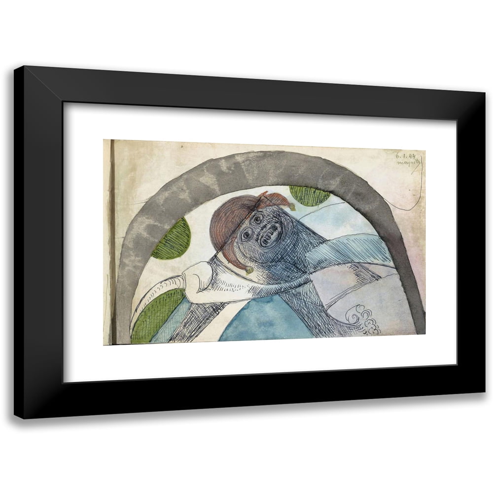 Samuel Jessurun de Mesquita 14x11 Black Modern Framed Museum Art Print ...