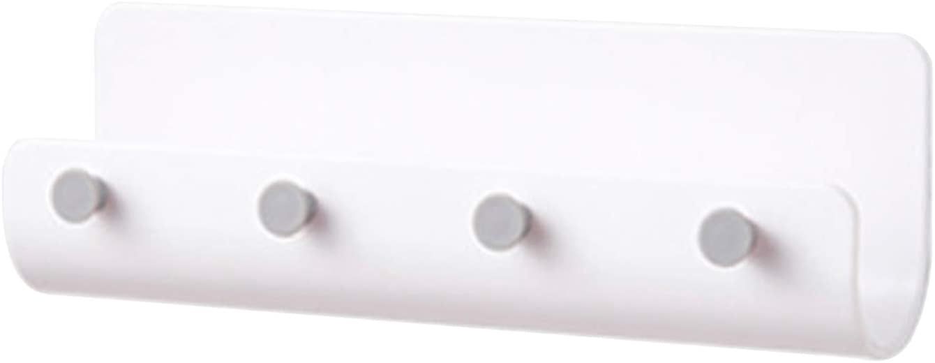 Wall Mounted Key Holder Plastic Key Rack for Entry Hallway Kitchen ...