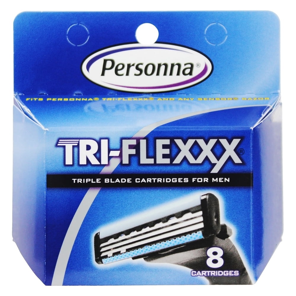 Personna - Tri-Flexxx Triple Blade Cartridges for Men - 8 Cartridge(s ...