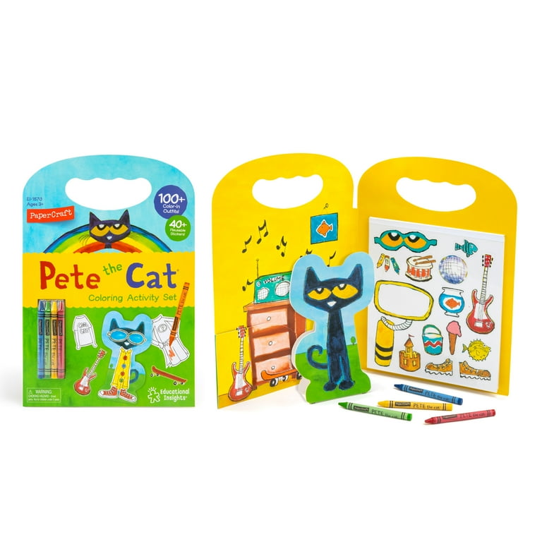 Paper Dolls Educational Insights Pete The Cat Papercraft Paper Doll ...