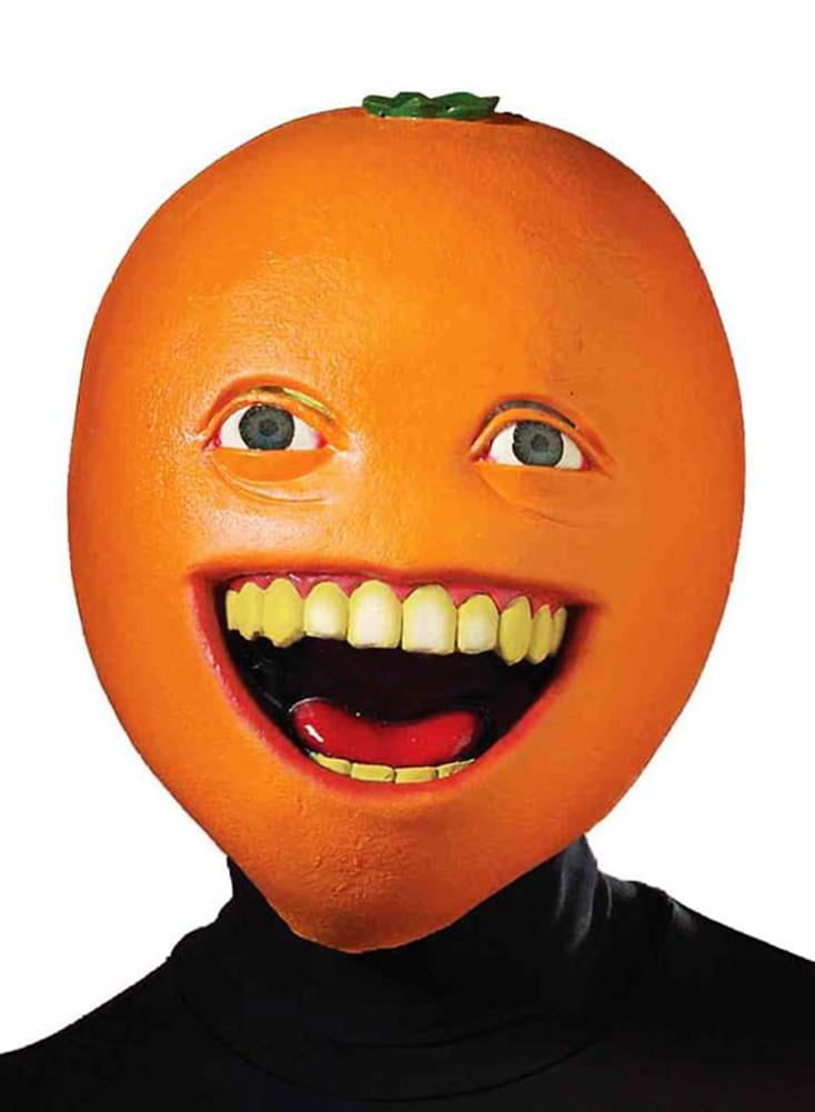 Annoying Orange Adult Costume Latex Mask One Size Fits Most - Walmart.com