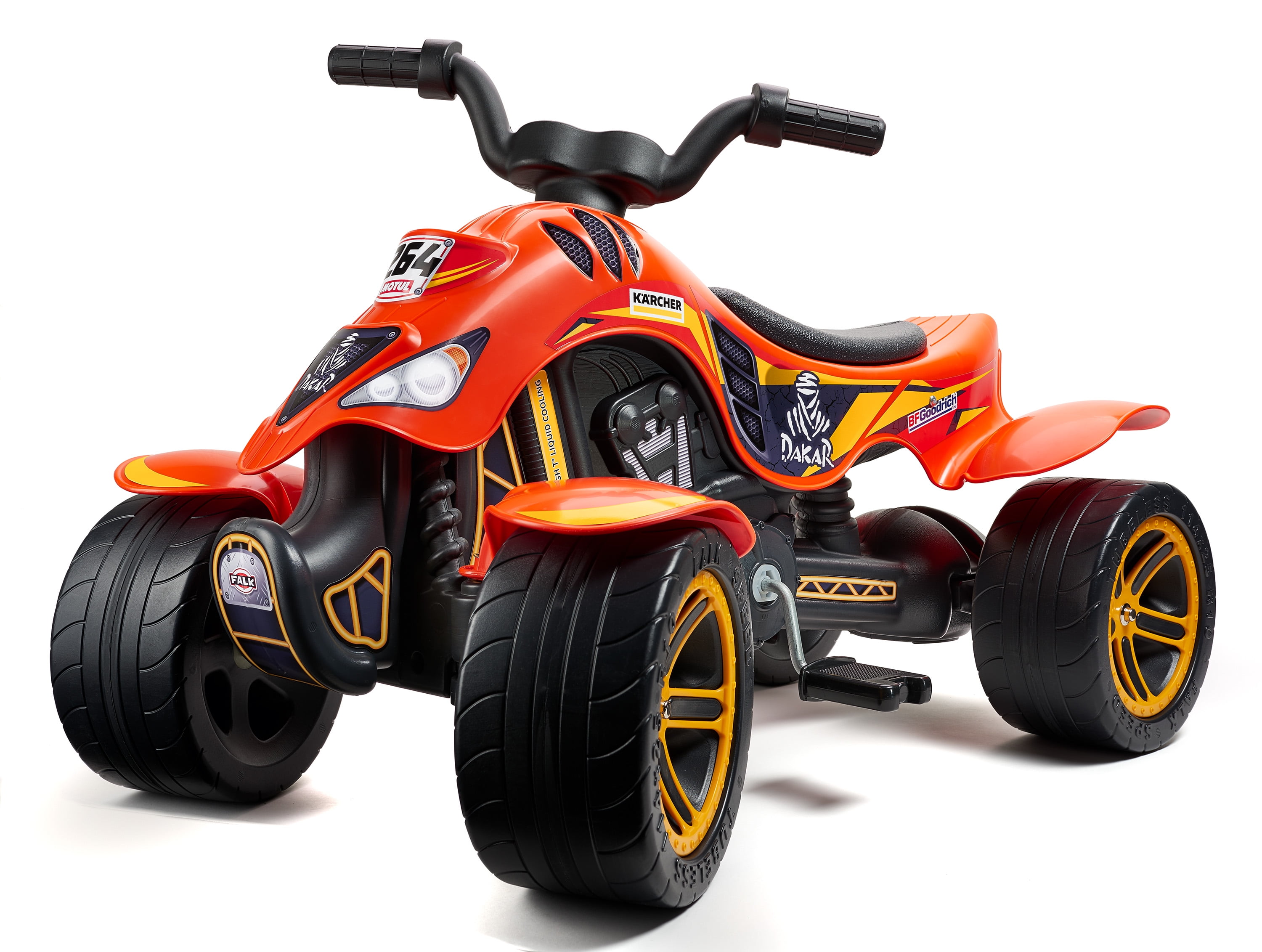 Dakar Pedal Quad Bike Ride-On +3 years - Walmart.com