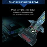 Alla Lighting 2pcs Super Bright 6500K White H11 H11LL LED Headlight ...