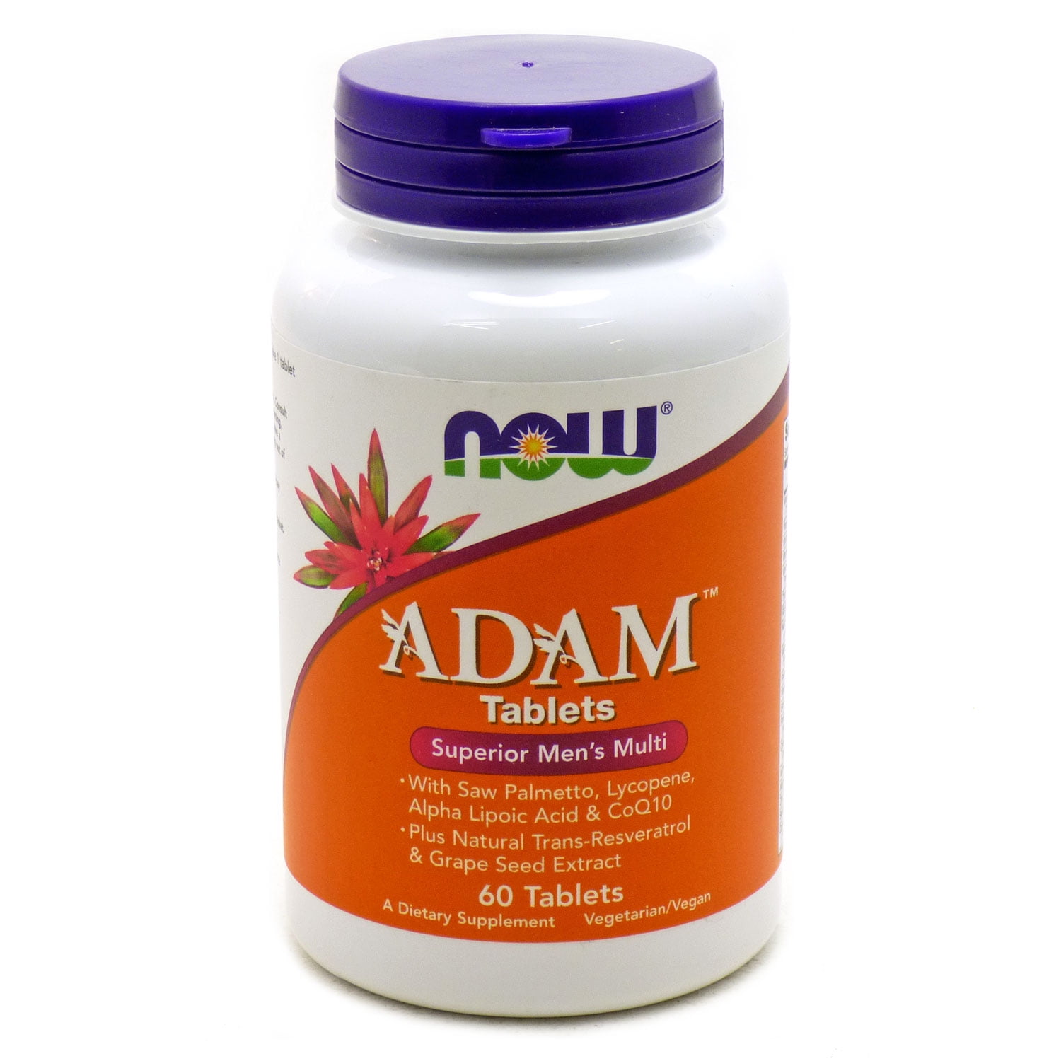 Adam Male Multi By Now Foods - 60 Tabs - Walmart.com - Walmart.com