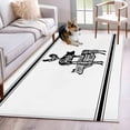 Area Rug for Living Room, Vintage Animals Non-Slip Indoor Large Carpet ...