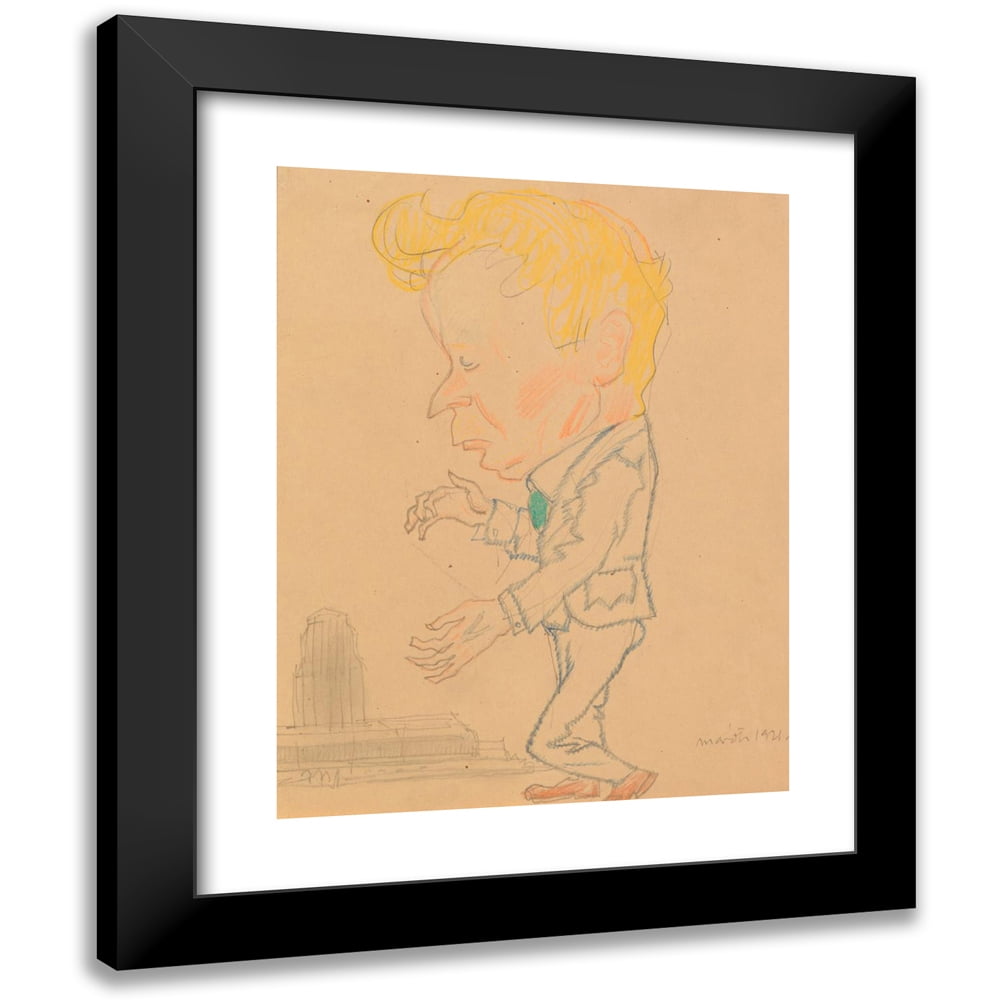 Géza Maróti 19x24 Black Modern Framed Museum Art Print Titled - Eliel ...