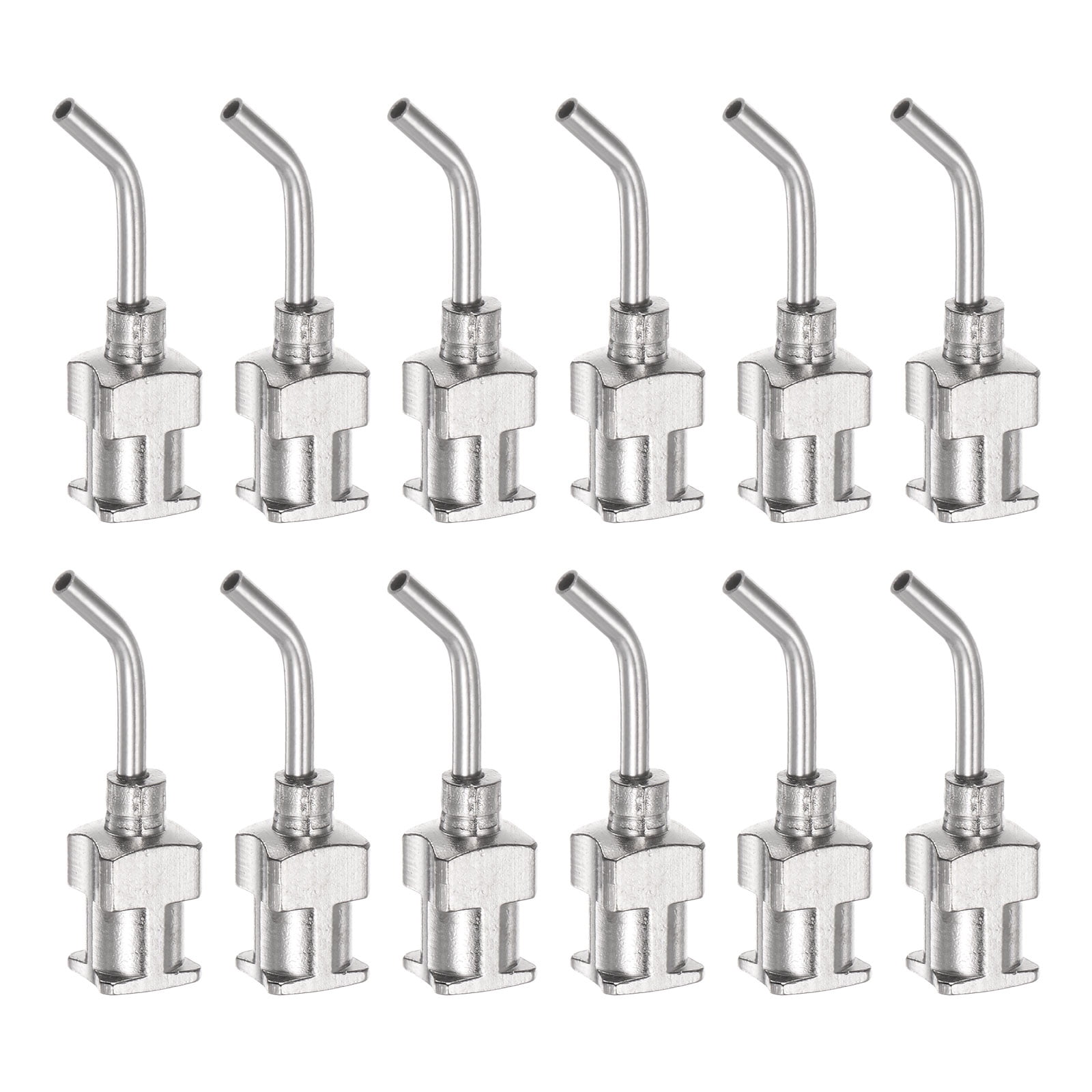 12pack Dispensing Needles, 16G 1/2" Stainless Steel Blunt Tip Bent ...