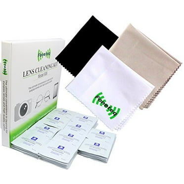 Microfiber Cleaning Cloths [Black] - vius Premium Microfiber Lens and ...