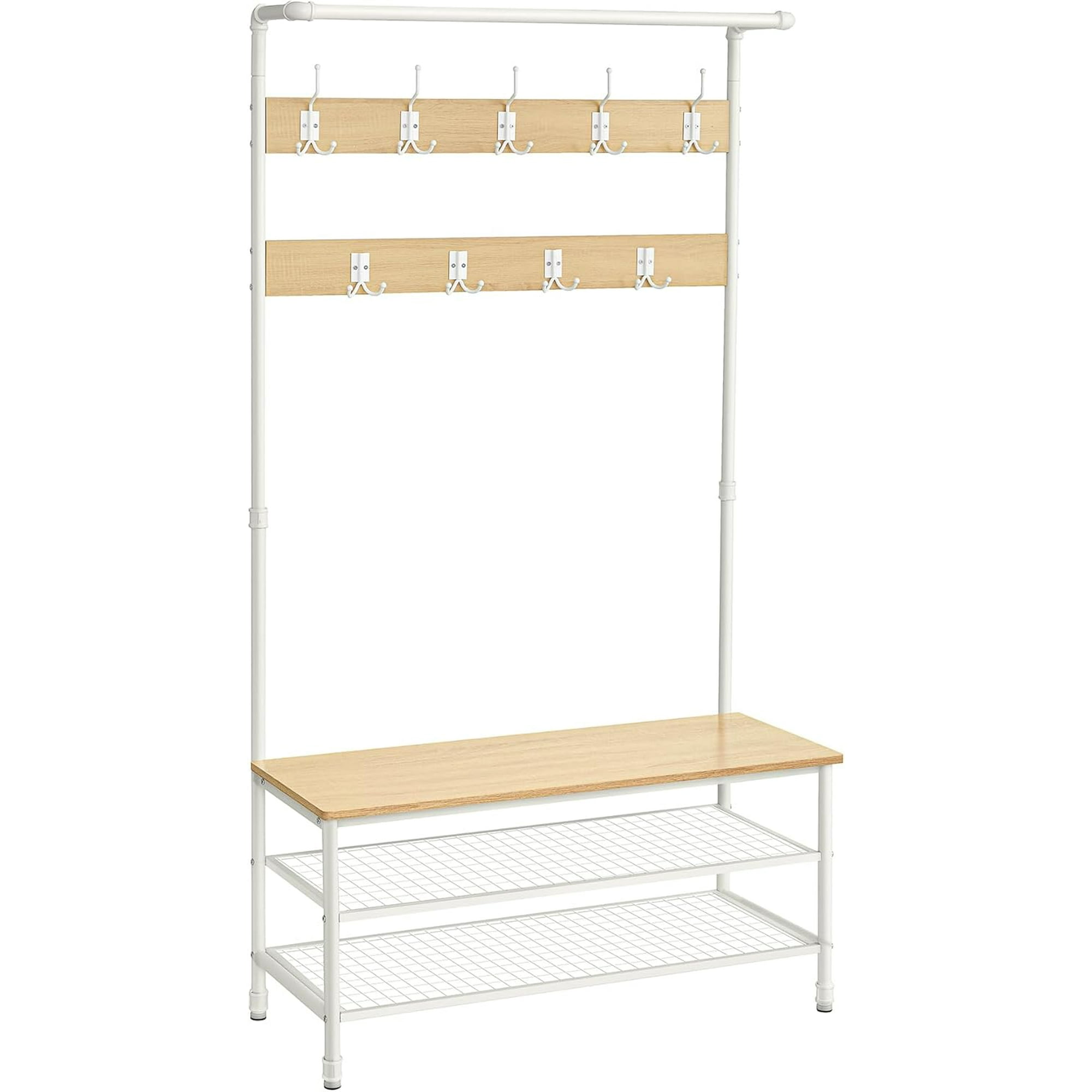 Click here for Vasagle Coat Rack  Hall Tree With Shoe Storage Ben... prices