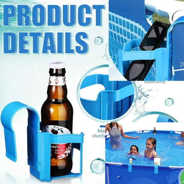 Clairlio Water Cup Hanging Holder for Swimming Pool Beverage Drinks ...