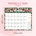 Diymag Wall Calendar, 18 Months, 11.8 x 14.6 Inches, Floral Theme ...