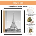 24x36 Poster Frame 3 Pack, Scratch-Proof Picture Frames 24 x 36 for Photo Gallery - Slide-In ...