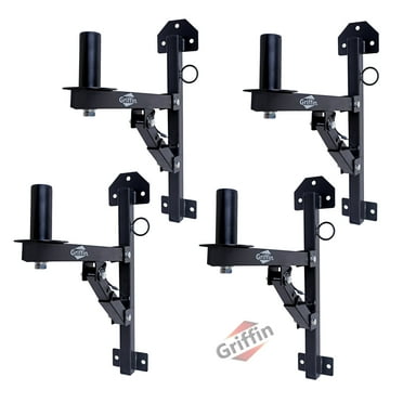 6-PACK PA Speaker Wall Mount Bracket Stands By Griffin All Steel Pro ...