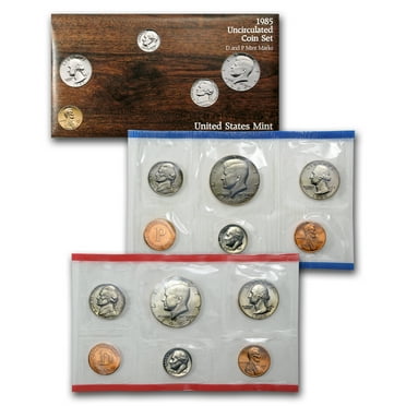 1963 U.S. Mint Set - Brilliant Uncirculated Coins from Philadelphia and ...