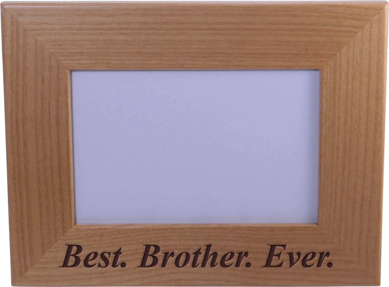 Best Brother Ever 4x6 Inch Wood Picture Frame - Great Gift for Birthday ...
