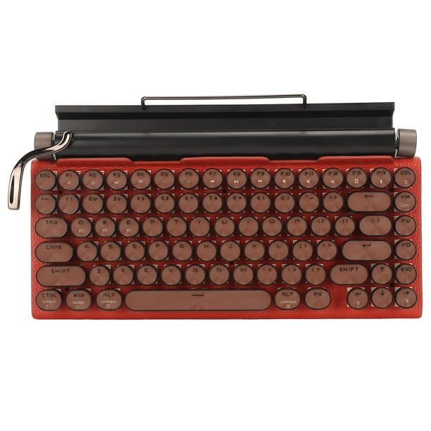 Typewriter Keyboard,83 Keys Bluetooth Mechanical Wireless Mechanical ...