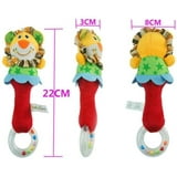 Baby Soft Rattle, Stuffed Animal Toys With Sound, Suitable for 3-12 ...