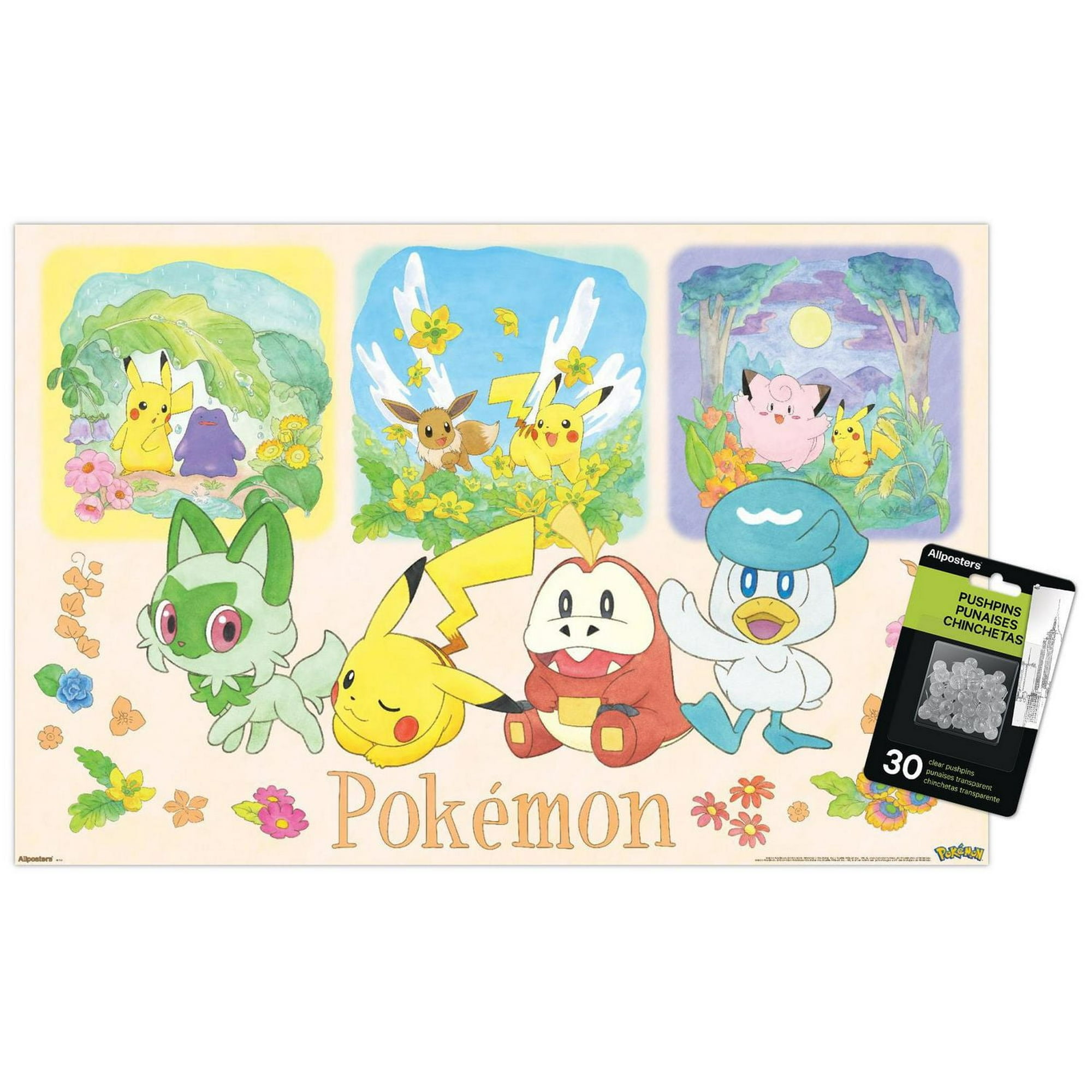 Click here for Trends International Pokémon: One Scene - Group Wa... prices