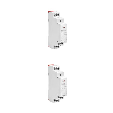 Transemion ABS Intermediate Relay DIN Rail 35mm LED Portable Detachable ...