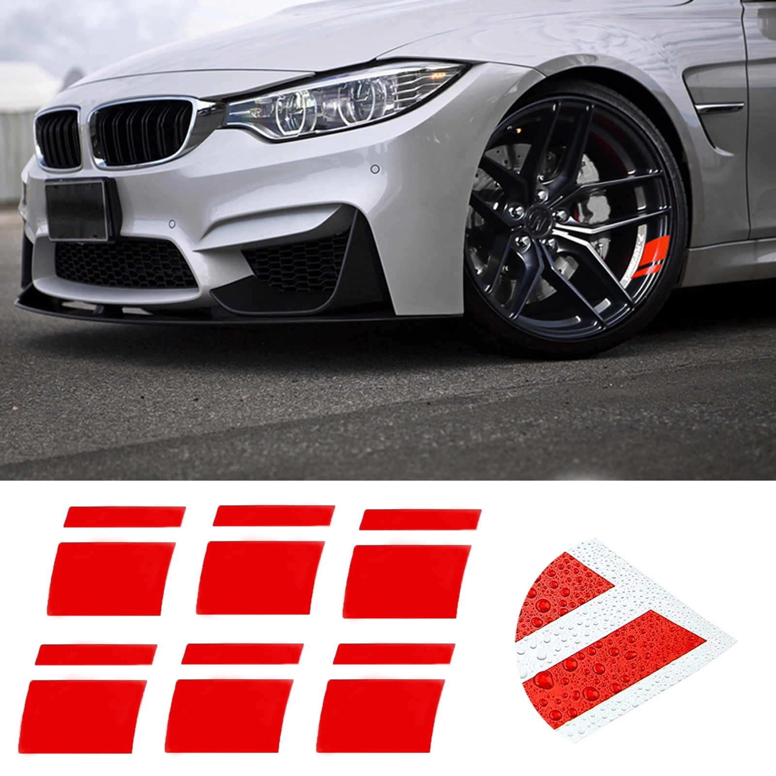 Wheel Rim Decal Stripes Car Decals Reflective Car Stickers Automotive ...