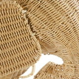 Kaplan Early Learning Company Elephant Washable Wicker Floor Basket ...