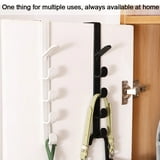 Over The Door Hook, Plastic Over Door Hanger Holder for Coat Robe Hat ...