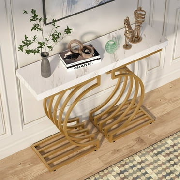 Tribesigns Modern Console Entryway Table, 40 Inch Sofa Table with ...