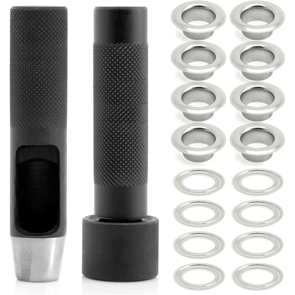 Hand Press Grommet Eyelet Puncher, Heavy Duty Hand Press Eyelet Grommet ...