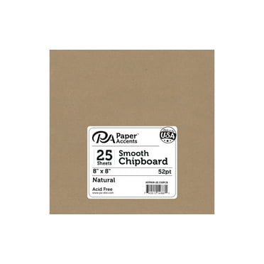 Brown Kraft Chipboard Medium Weight 30Pt (Point) Cardboard Scrapbook ...