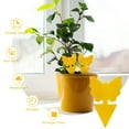 Innens 12-48PCS Yellow Sticky Fly Trap for Plant Fly Gnat Killer Insect ...