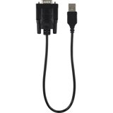 Ativa® USB 2.0 to Serial Adapter, 1’, RS-232 DB9, Black, 26847 ...