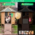 Automatic Chicken Coop Door Solar Powered, Anti-Trap Chicken Door with ...