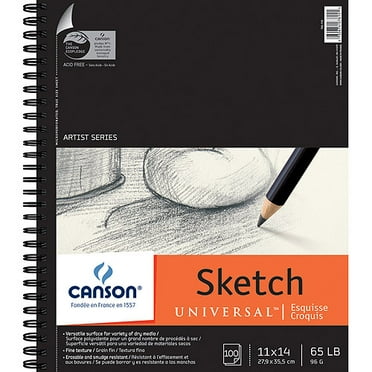 Art1st® Sketch Diary, White Drawing Paper, 70 Sheets, 9 x 6 in ...