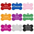 Pet Artist Personalized Pet Name ID Tags for Dog, Custom Double Sided ...