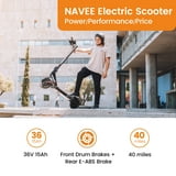 NAVEE S65C Adult's Smart Electric Scooter, 800W, 20mph Top Speed, 40m ...