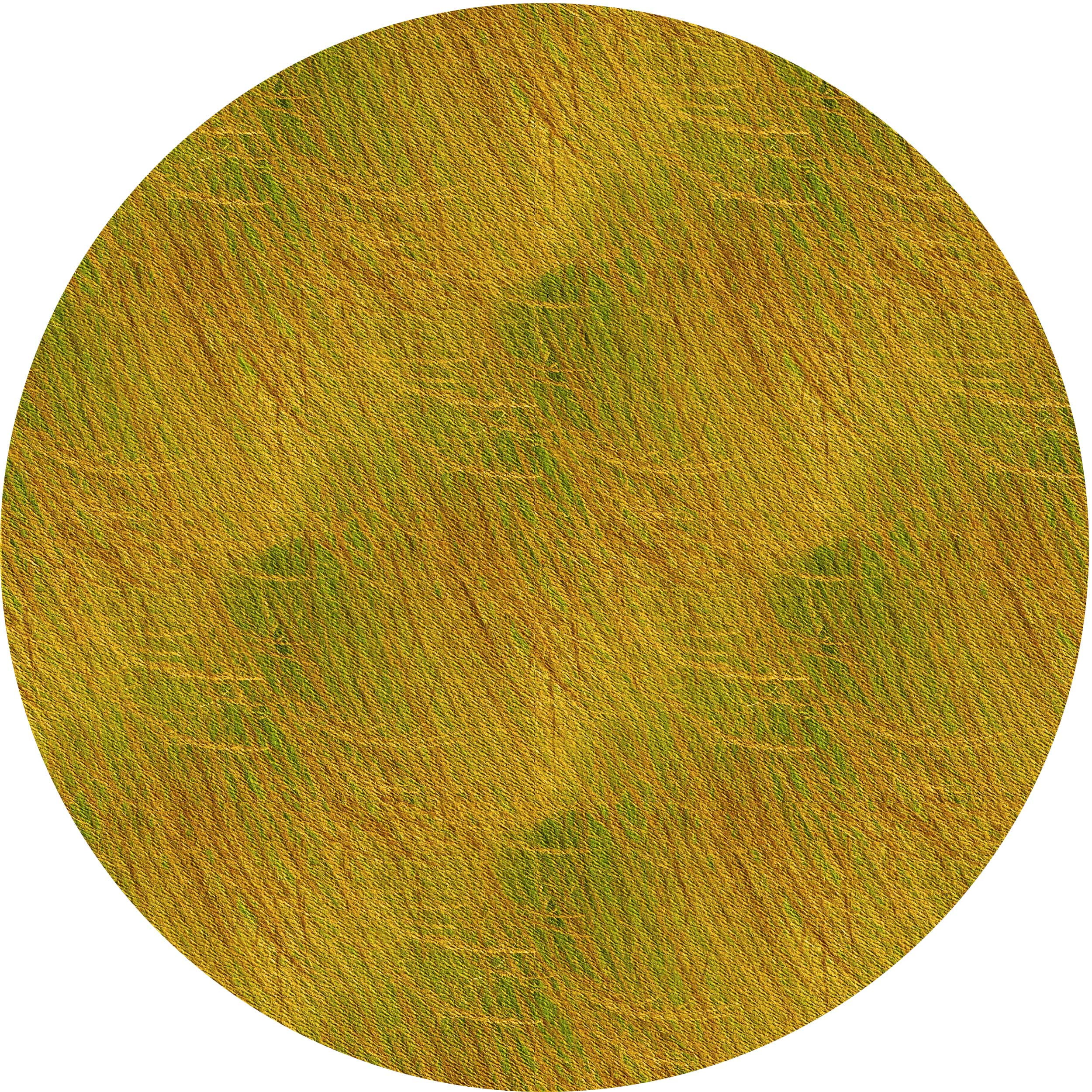 Ahgly Company Indoor Round Patterned School Bus Yellow Area Rugs, 3 ...