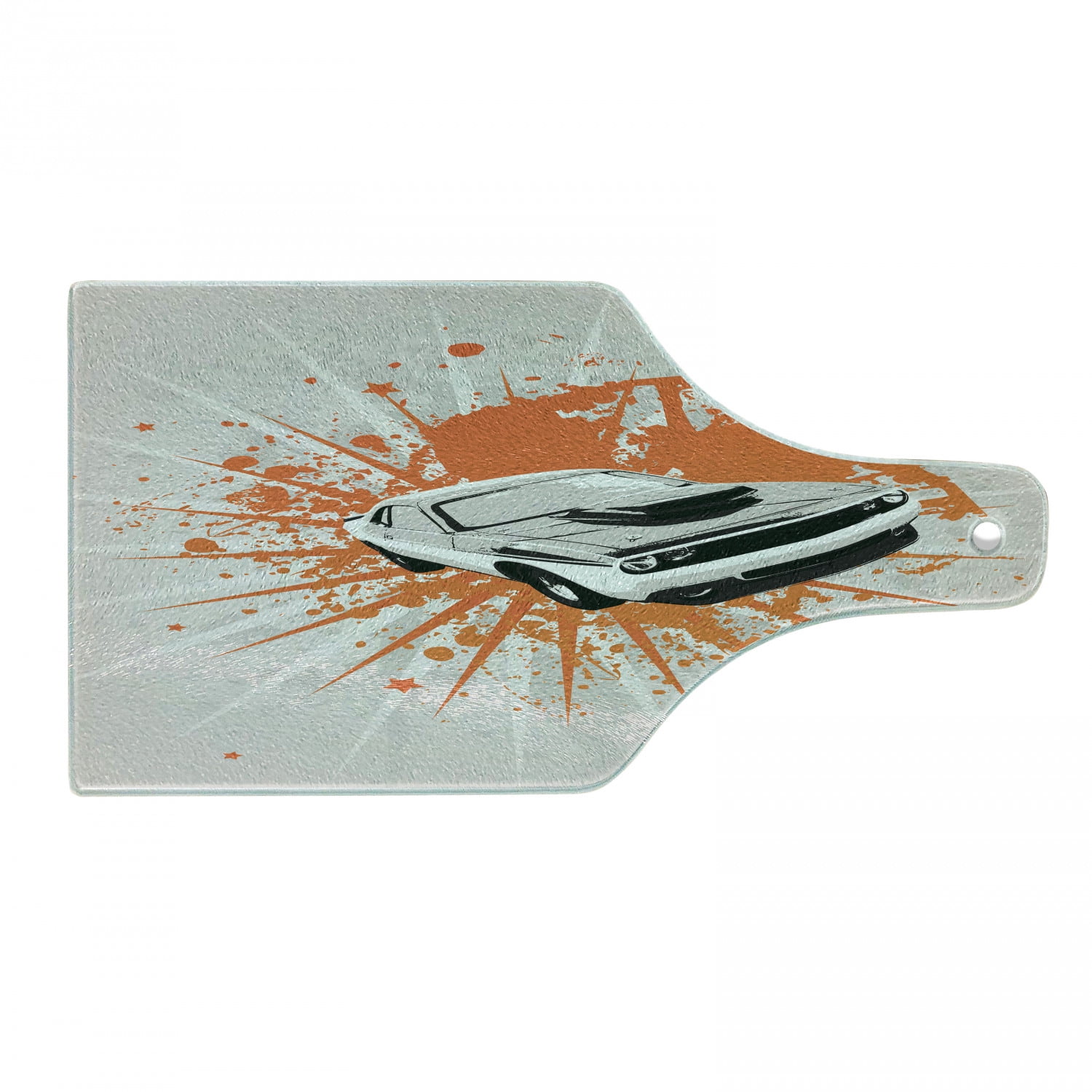Cars Cutting Board, Graffiti Style Inspired Sports Car Sprinting ...