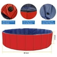 Foldable Kiddie Pool, Hard Plastic Swimming Pool for Kids, Summer ...